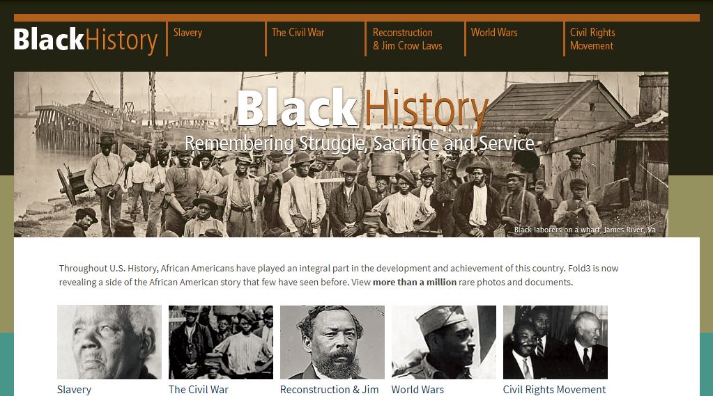 Genealogy: During Black History Month, Fold3 is making the records in ...